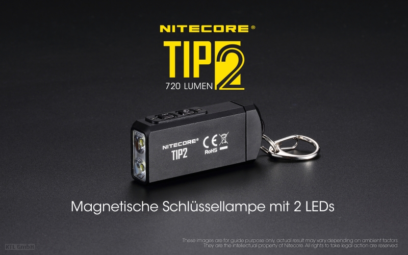 VOLTRONIC SHOP | Nitecore Keyring Schlüsselbundlampe TIP 2