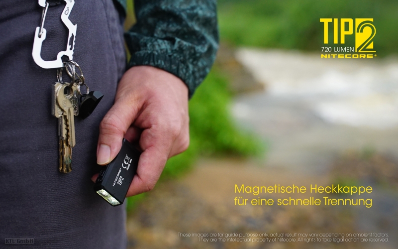 VOLTRONIC SHOP | Nitecore Keyring Schlüsselbundlampe TIP 2