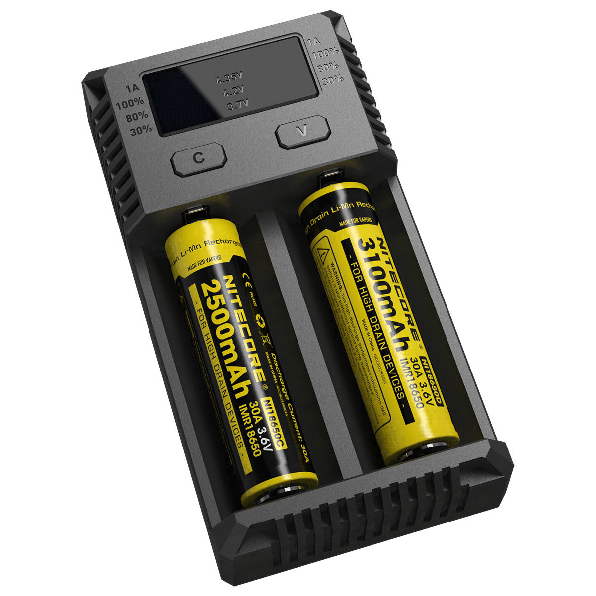 VOLTRONIC SHOP | Nitecore Intellicharger I2 NEW Ladegerät Li-Ionen